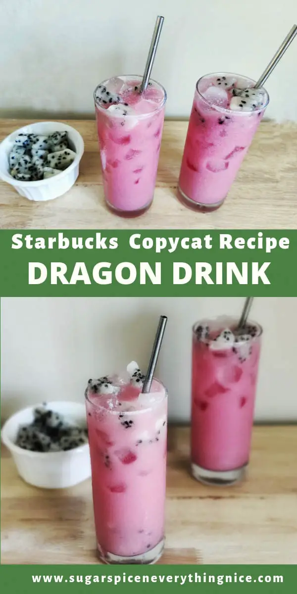 Starbucks Dragon Drink Recipe (Copycat Version) - Sugar Spice