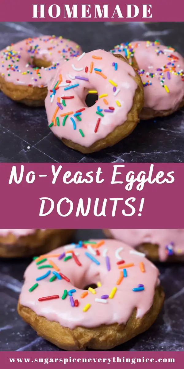 Easy Eggless Donut Recipe (Homemade No Yeast Donuts)