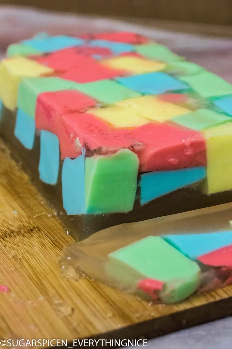 Mosaic Jello - Gelatina de Mosaico - Sugar Spice 'N Everything Nice