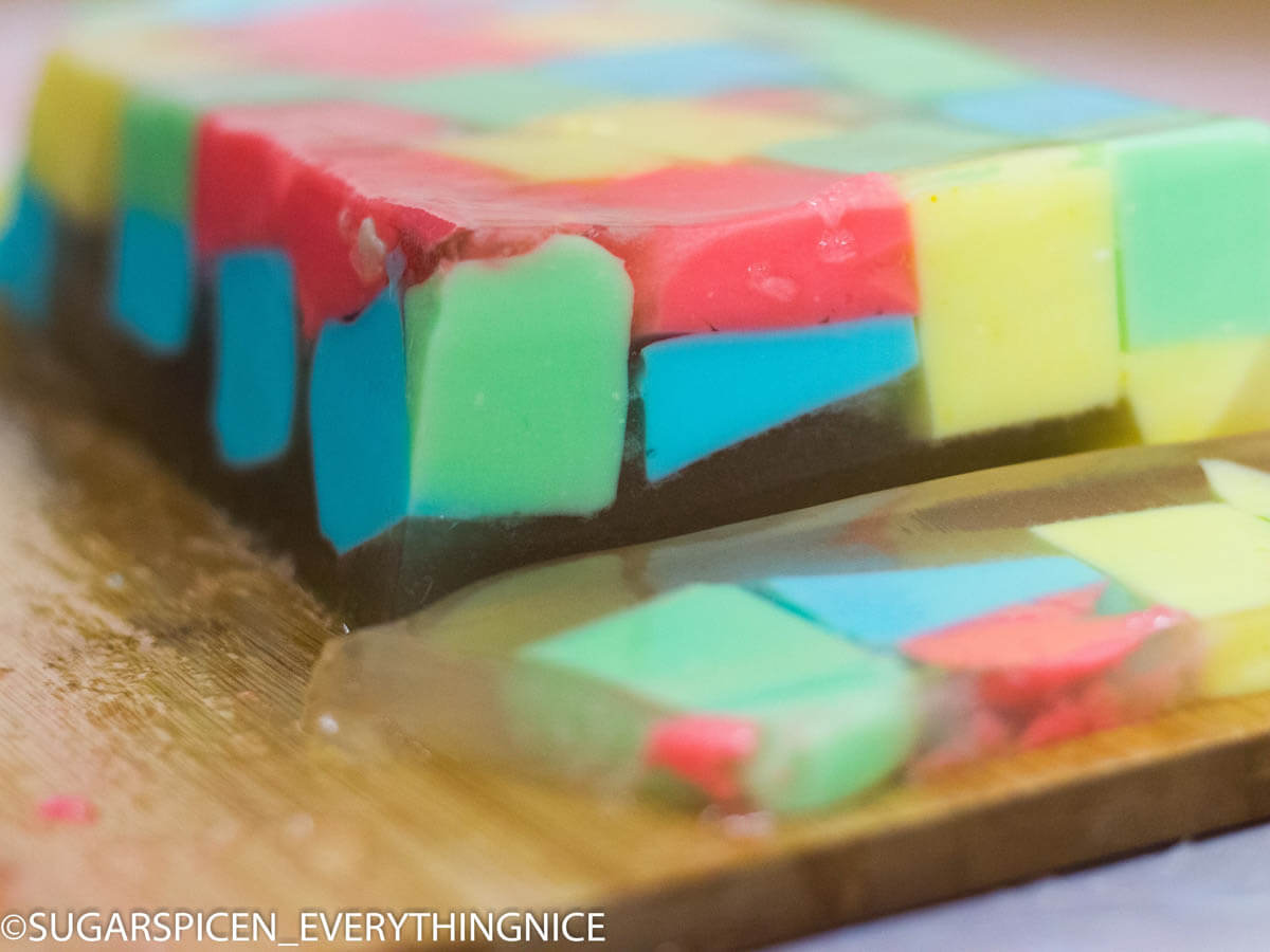 Mosaic Jello - Gelatina de Mosaico - Sugar Spice 'N Everything Nice